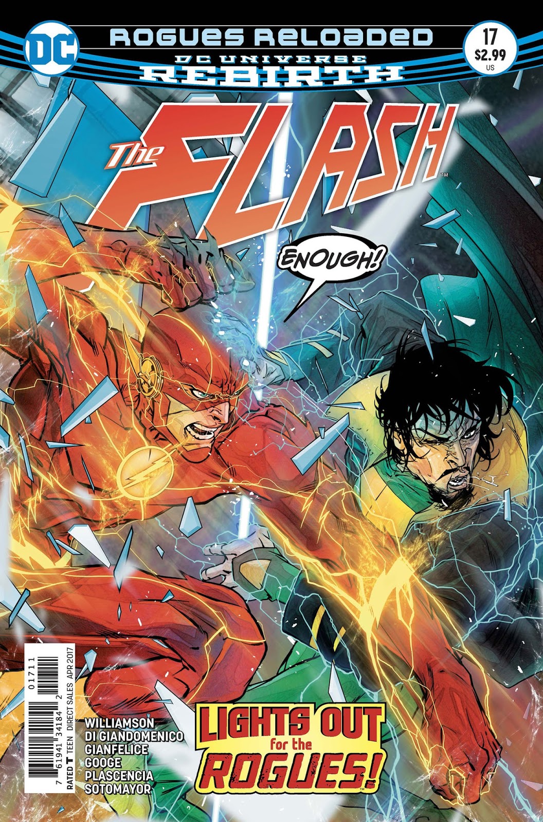 EL COMETA DE KEYSTONE CITY: The Flash: Rebirth #14-17 "Rogues Recargados"