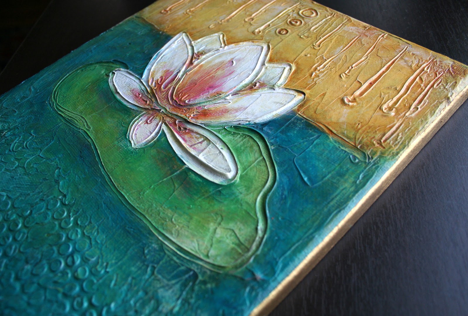 E Makes Art: One Lotus Painting