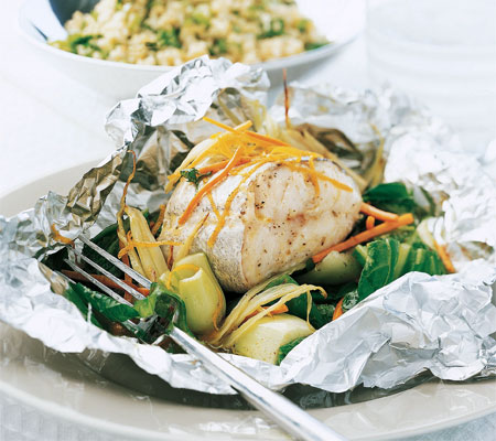 baked fish parcels recipe -Taste USA