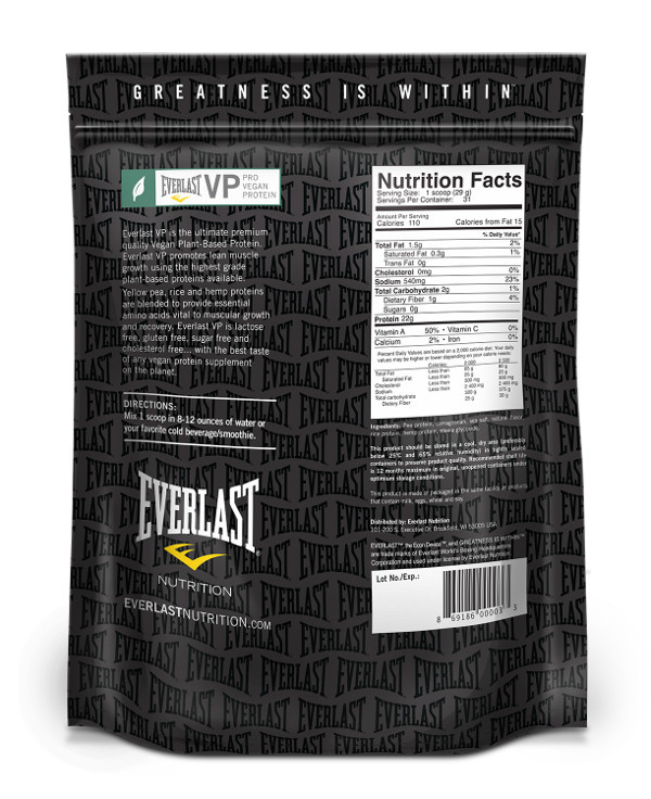 Heather Runs Thirteen Point One: everlast nutrition vegan protein ...