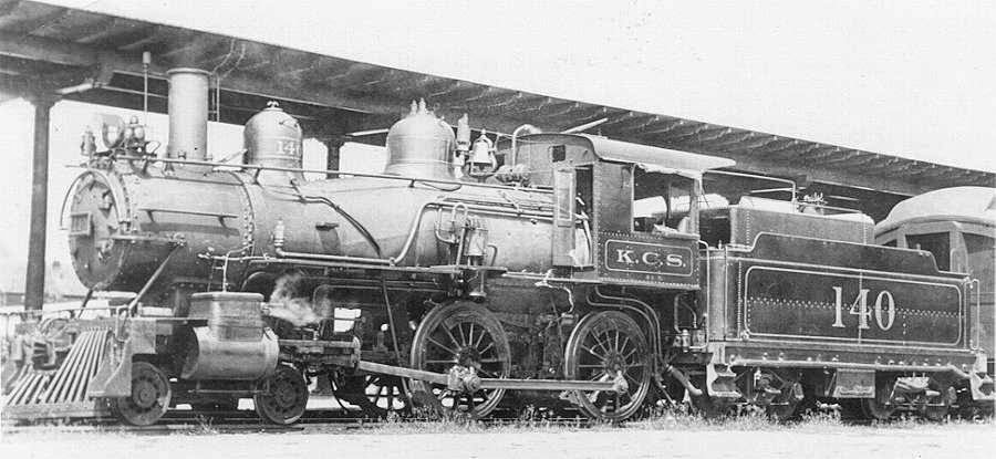 Eddie's Rail Fan Page: Kansas City Southern Railroad 4-4-0 steam ...