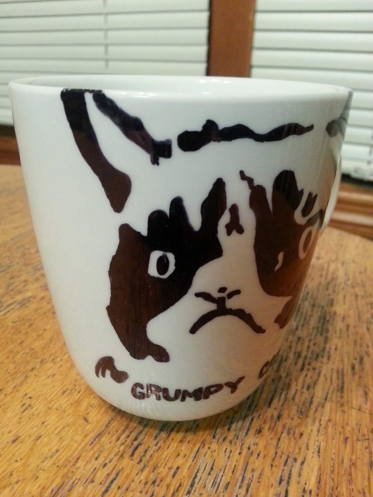 _ Days Without Accident: Sharpie Mug! Grumpy Cat Edition