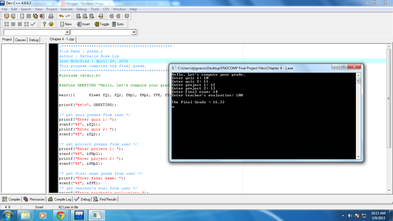 The Basic Program Structure