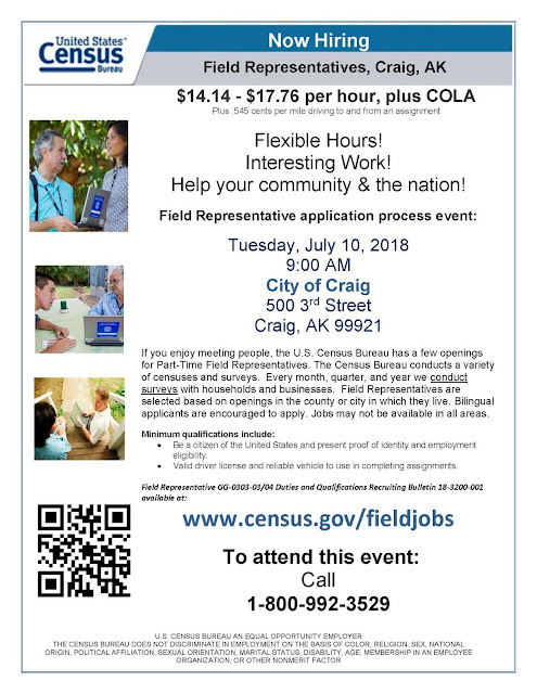 [Job Posting] Census Field Worker for POW - P.O.W. Report