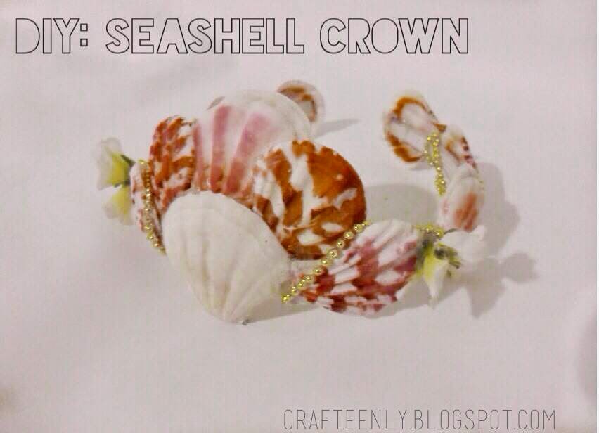 The Crafteen Mastermind: DIY: Seashell Crown