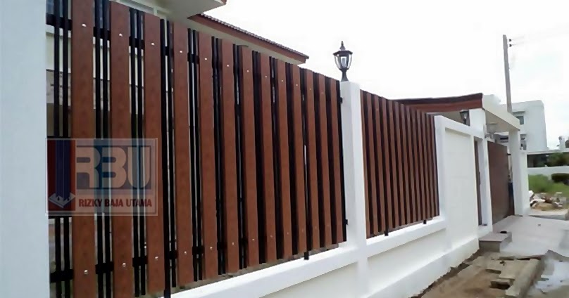 Konsep 55+ Pagar Rumah Minimalis Kayu Ulin