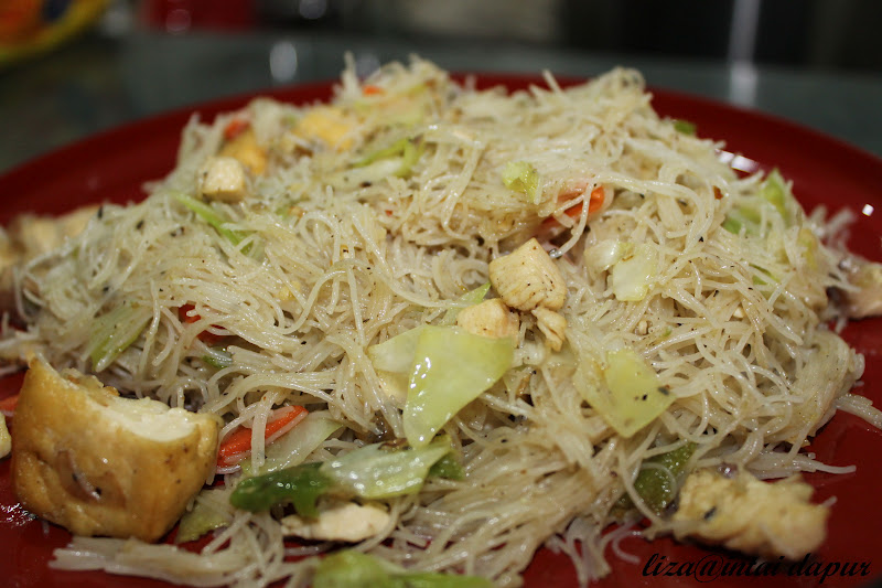 INTAI DAPUR: Bihun Putih Goreng Ciliapi...