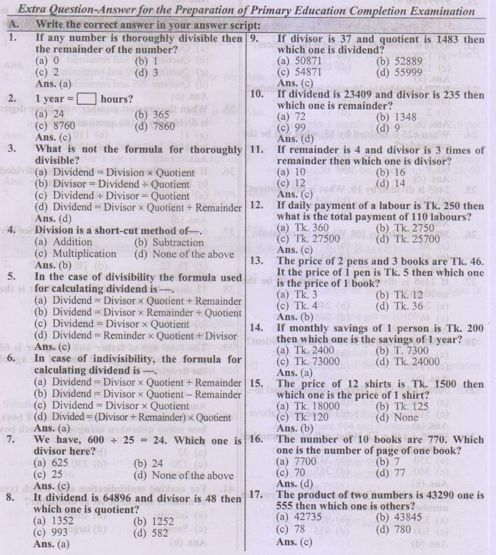 Math Boss BD: ELEMENTARY MATHEMATICS CLASS 5 (ENGLISH VERSION ...