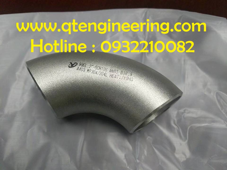 KHỚP NỐI NHANH INOX : Co hàn inox 304 90 độ, Co hàn inox 304 45 độ, Co hàn inox 304 180 độ