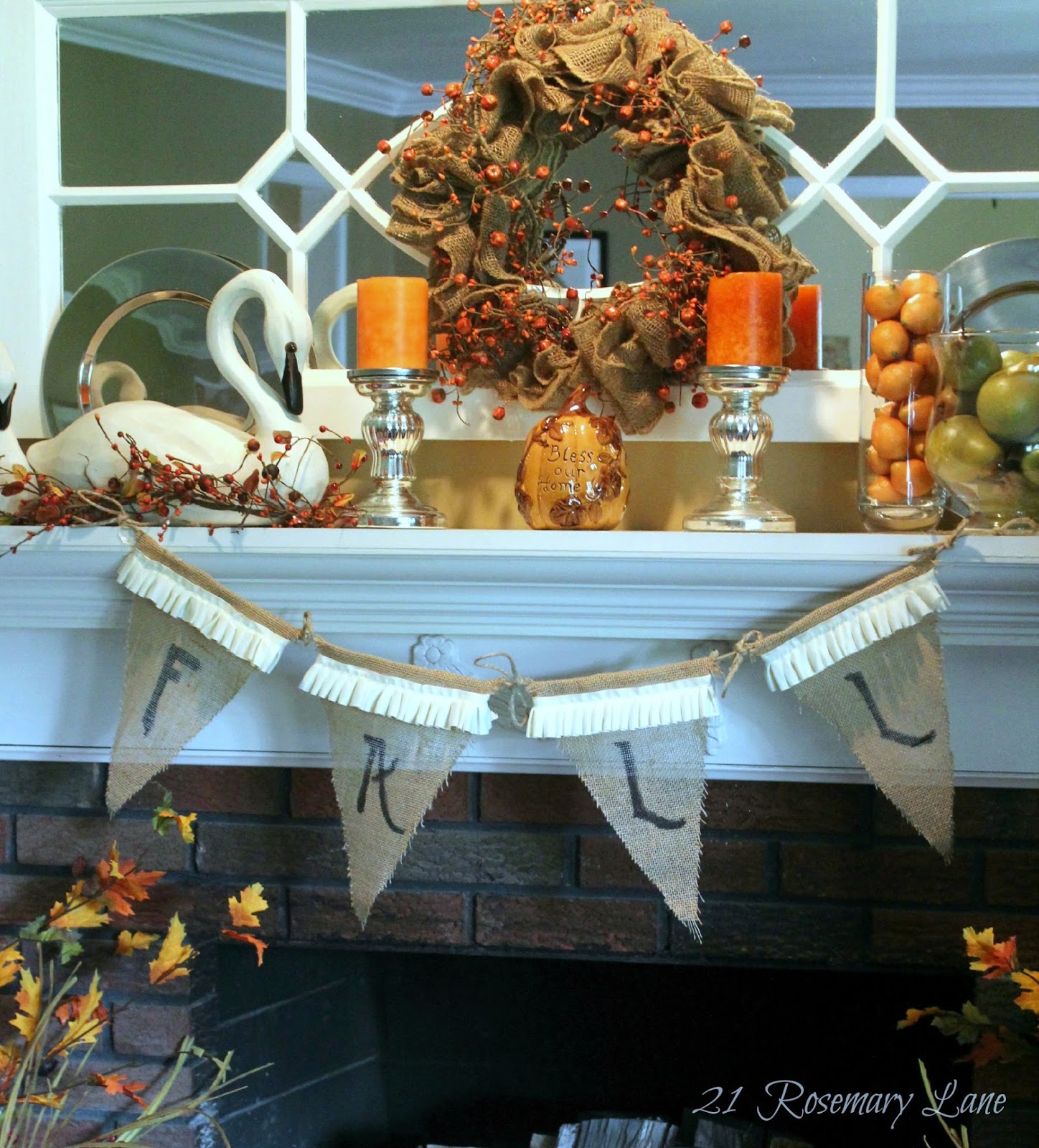 21 Rosemary Lane: Quick and Easy Fall Banner