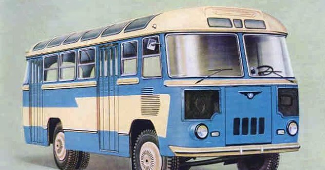 transpress nz: 1965 PAZ 652 Bus, Soviet Union