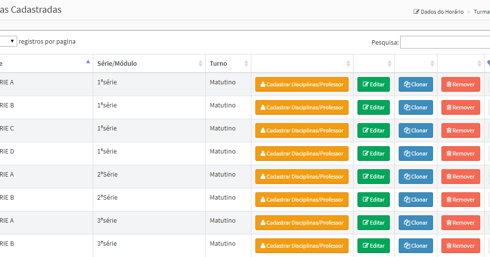 Como fixar aulas no Sistema Cronos? ~ Blog do Sistema Cronos