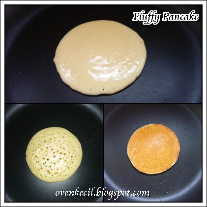 CUTE OVEN, SMALL KITCHEN: FLUFFY PANCAKE (PANKEK GEBU)