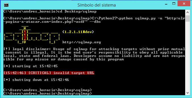 Sqlmap para Windows 💀 💀 💀 [Actualizado] ~ Hacking ético