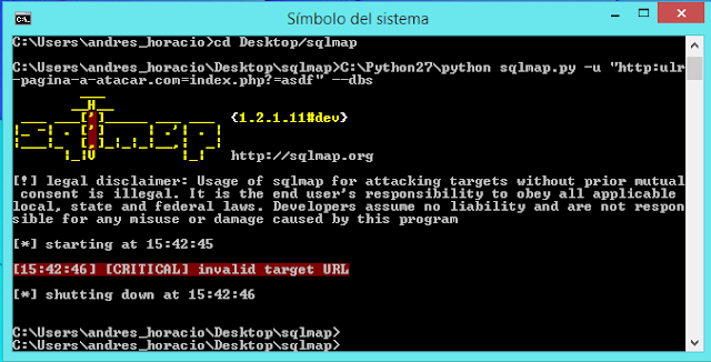 Sqlmap para Windows 💀 💀 💀 [Actualizado] ~ Hacking ético