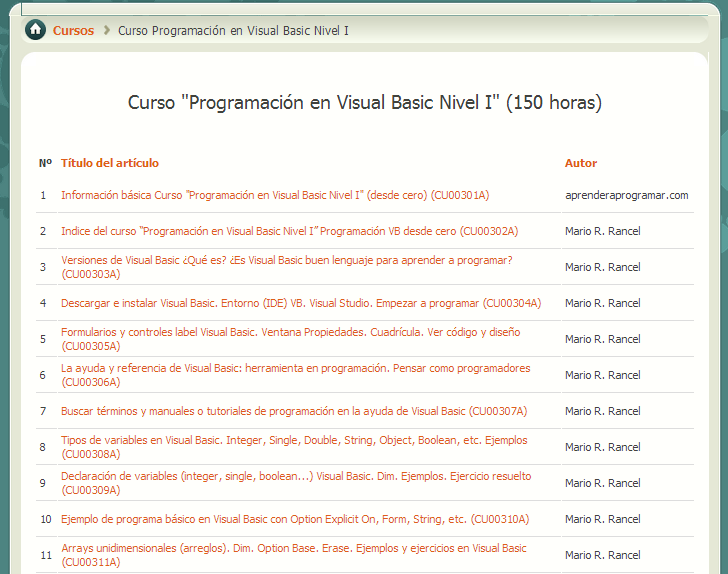 MI PRIMER PROGRAMA: Visual Basic 6.0