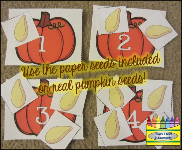 Crayons & Cuties In Kindergarten: Pumpkin Math Fun!