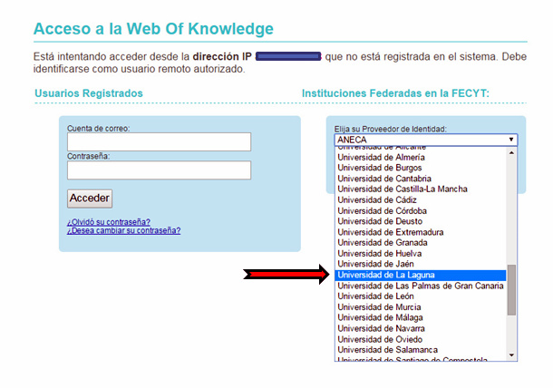 Noticias y Punto: Cómo acceder al JCR y WOS