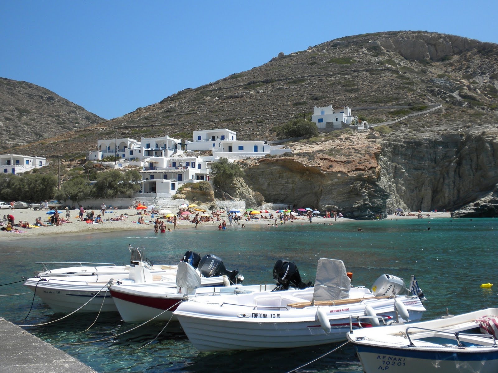 Greek Beaches Guide: Φολέγανδρος - Αγκάλη, Folegandros - Agali