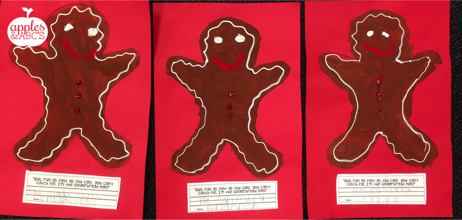 Freebielicious: Gingerbread Man Painting Template