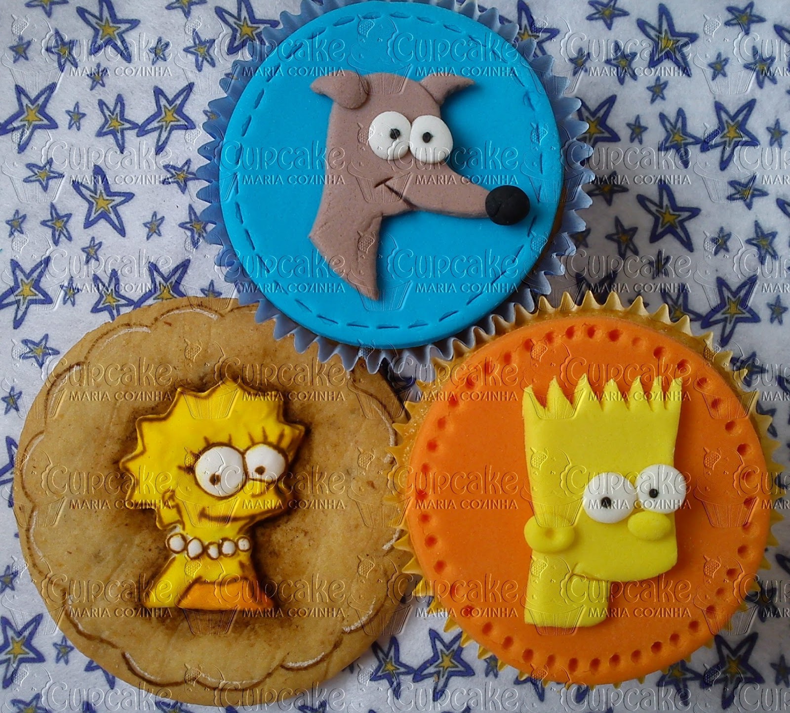CUPCAKE: Cupcake Os Simpsons