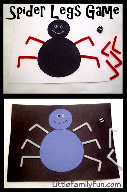 Little Family Fun: Spider Game - Counting Legs