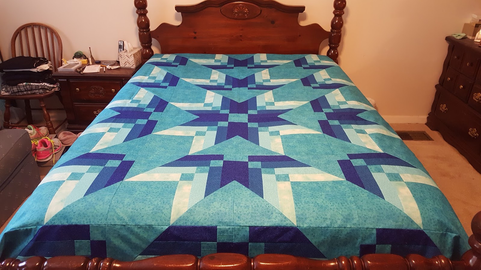 The Creative Side of Me: Binding Tool Star Quilt