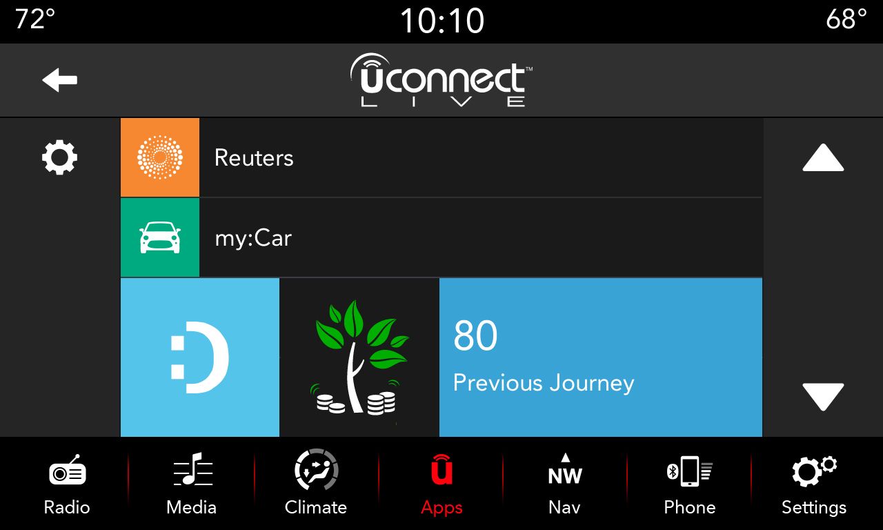 Uconnect 7" HD LIVE con CarPlay e Android Auto