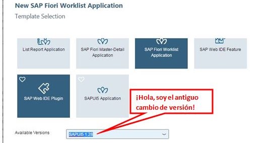 Trasteando con SAP UX: Plantillas en el Web IDE y versión SAPUI5
