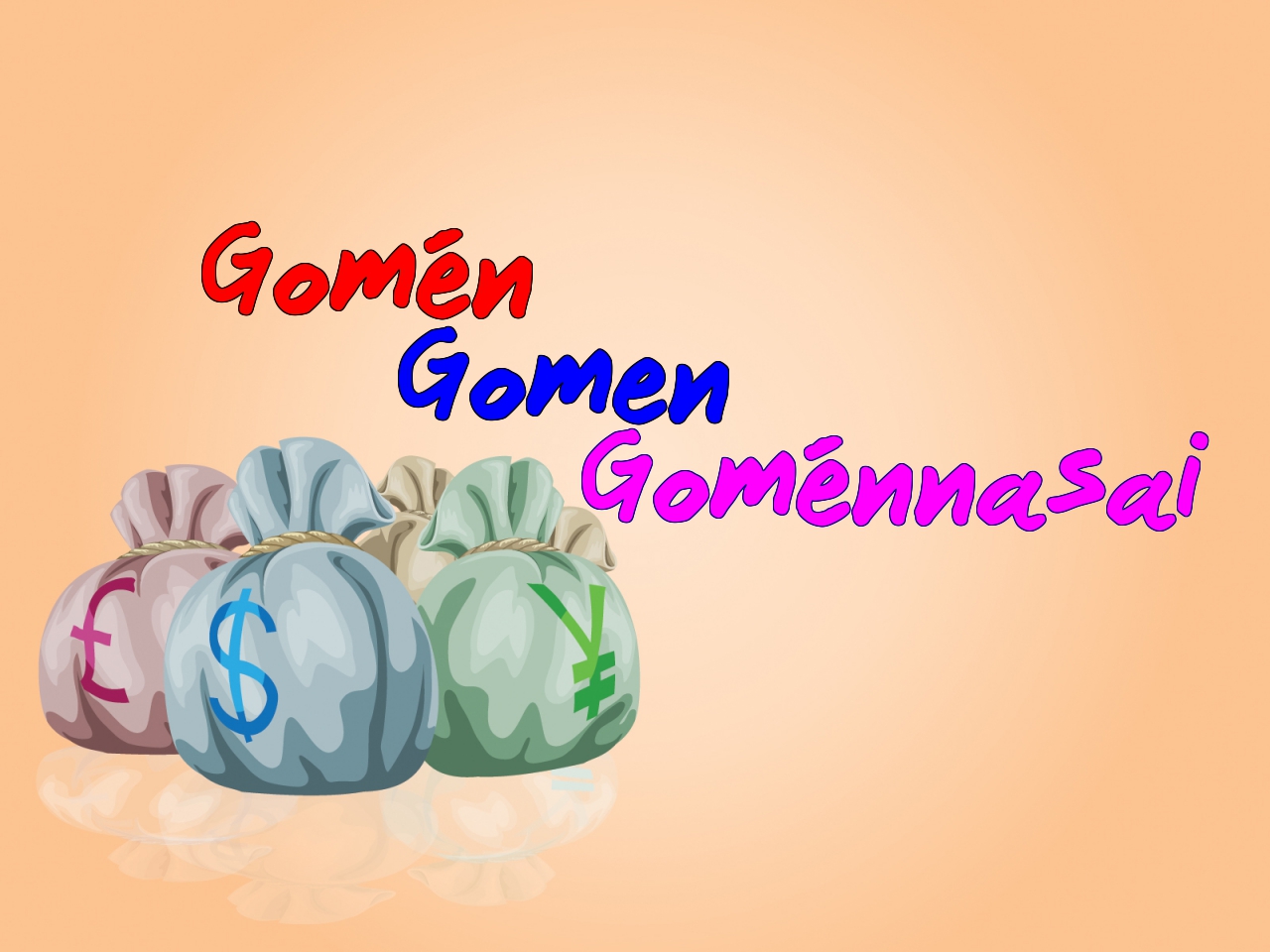 Gomén, Gomen dan Goménnasai - Travelog ISMA