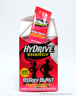 What I Drink At Work: HyDrive Energy Berry Blast Energy Drink Mix Review