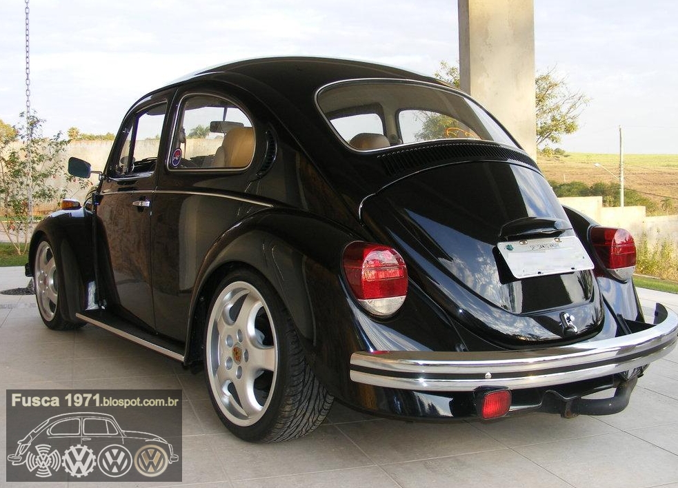 FUSCA 1971: No Estilo "German Look"