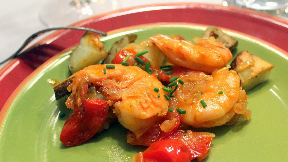 52 Ways to Cook: FLAMING Shrimp (Gambas Flambees with Sambuca via A ...