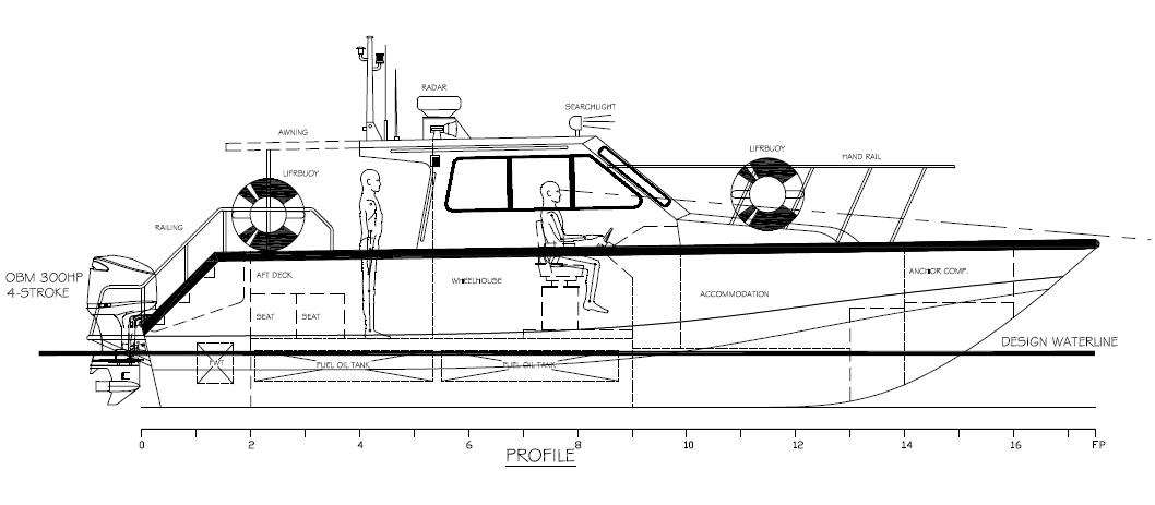 BOAT DESIGN AND MARINE ENGINEERING SERVICES: ALUMINIUM BOAT