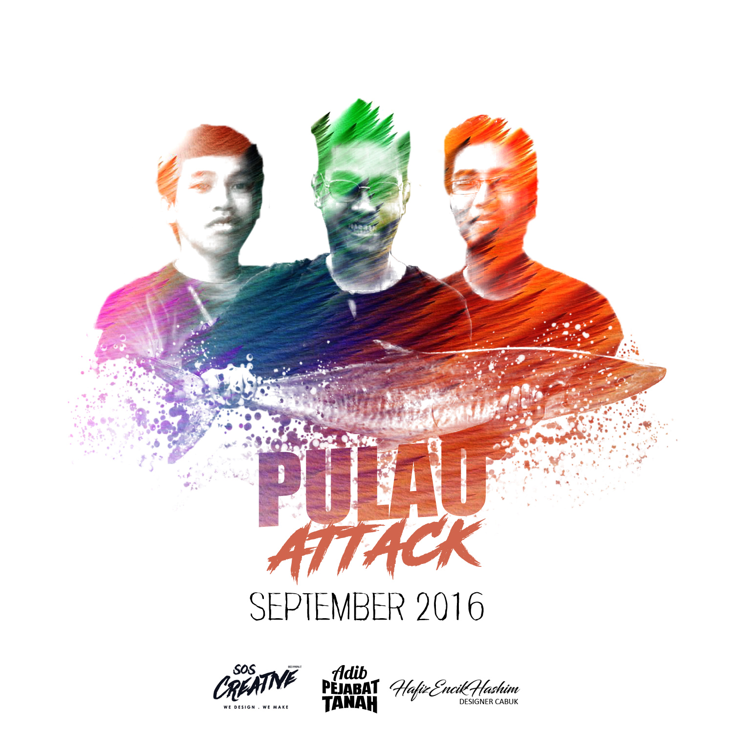 TEASER POSTER UNTUK 'PULAU ATTACK' GENG MANCING - GRAFIK, PERCETAKAN ...