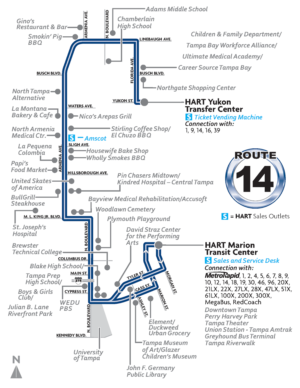 In Transit - The Official HART Transit Blog: Route of the Week: Route 14