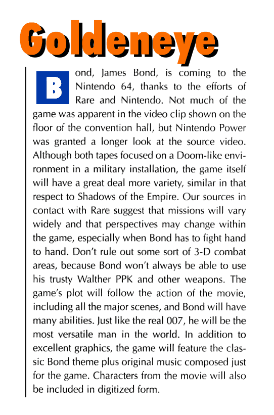 GoldenEye: Decoded: September 2017