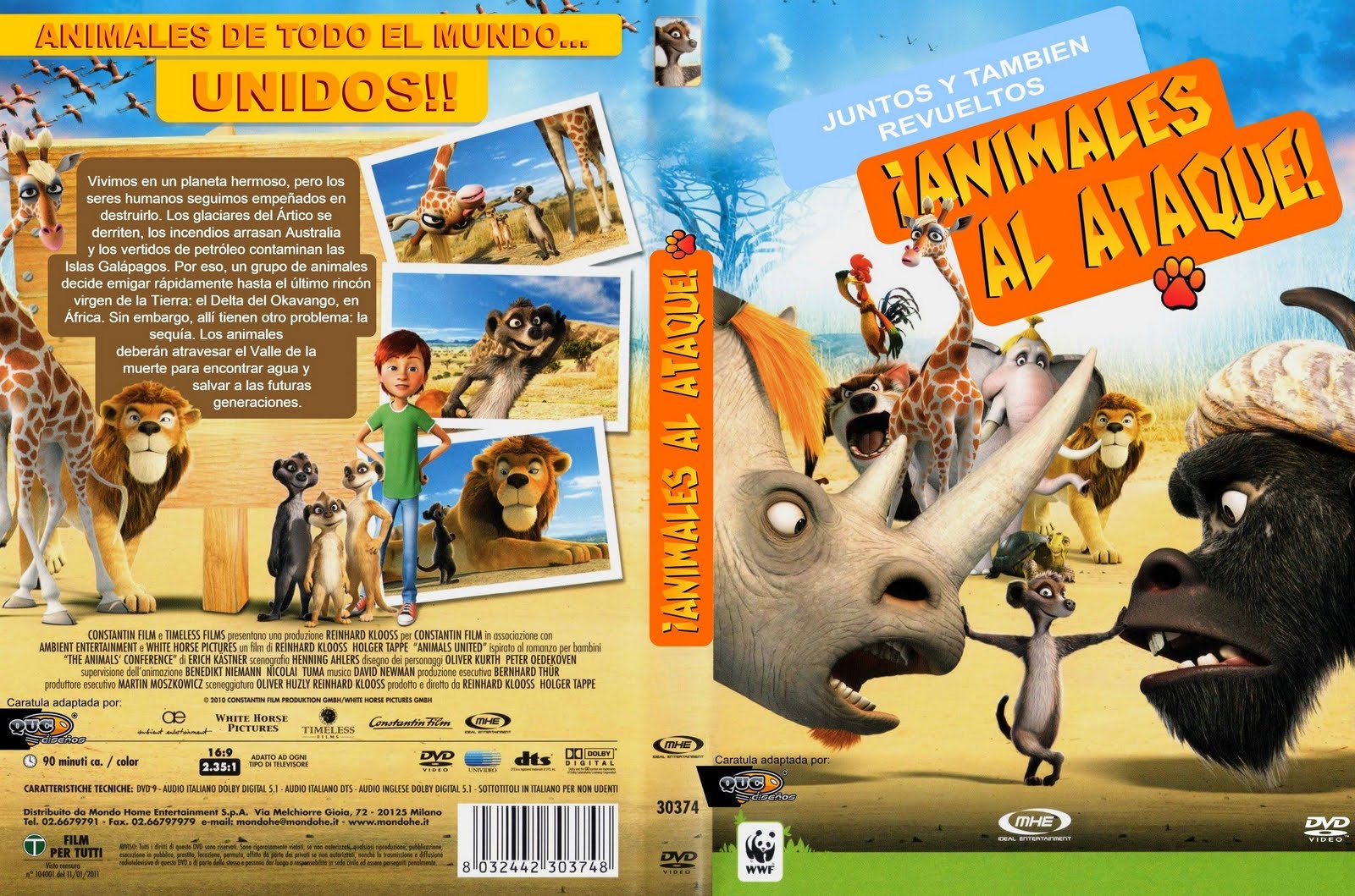 ELCINEENSUSMANOS: ANIMALES AL ATAQUE (INFANTIL)