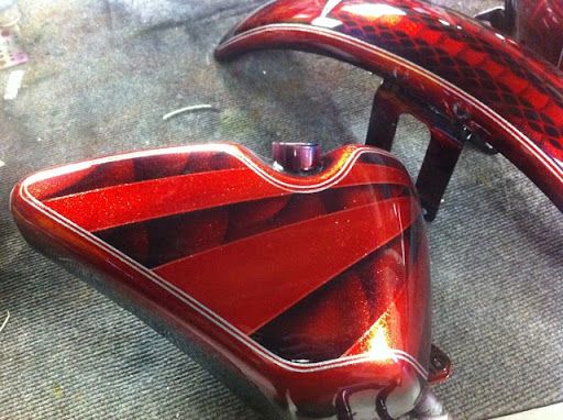 Online Motorcycle Paint Shop: Recent paint jobs by Time Warp