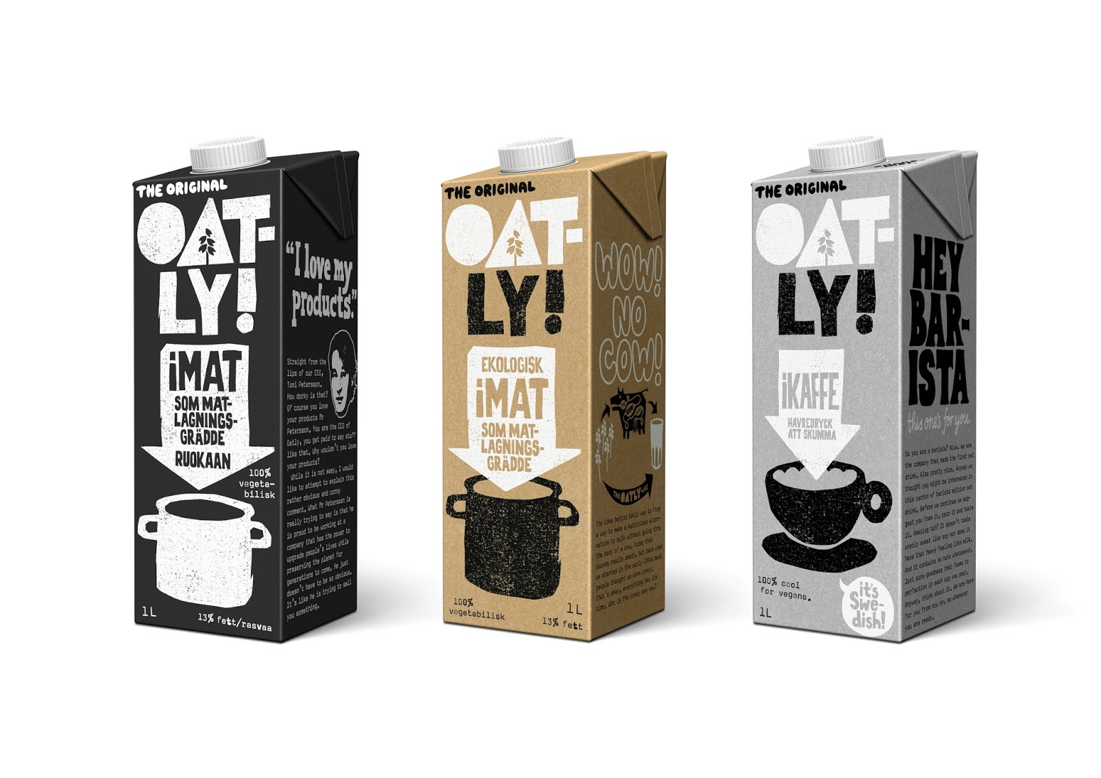 Oatly on Packaging of the World - Creative Package Design Gallery