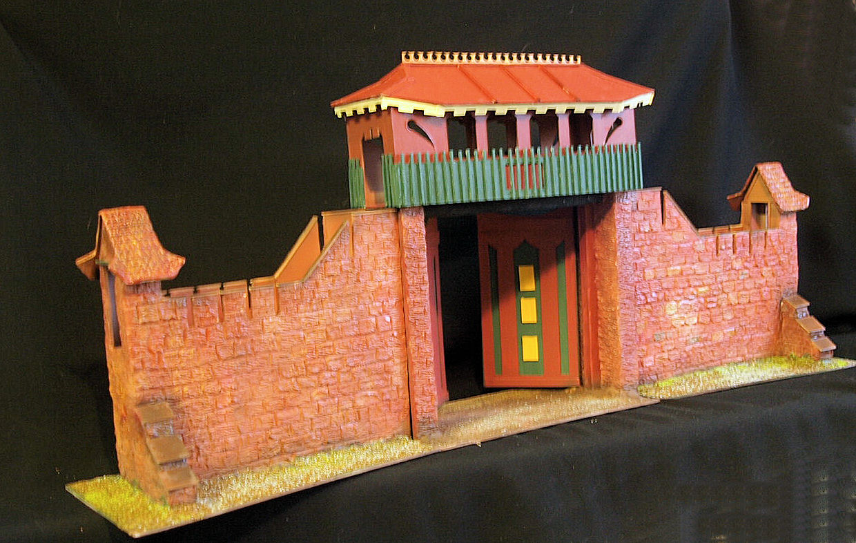 jans model buildings: 54mm Chinese Gate Boxer Rebellion