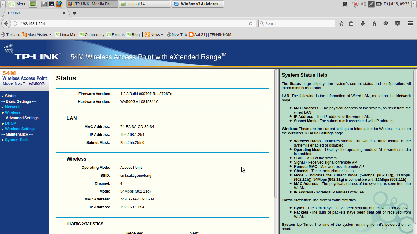 Cara Setting Access Point Menggunakan TP-Link - Puji Rahayu