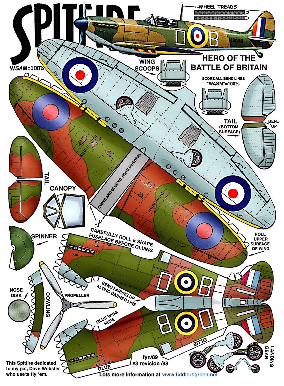 Paper Wargames: Supermarine Spitfire