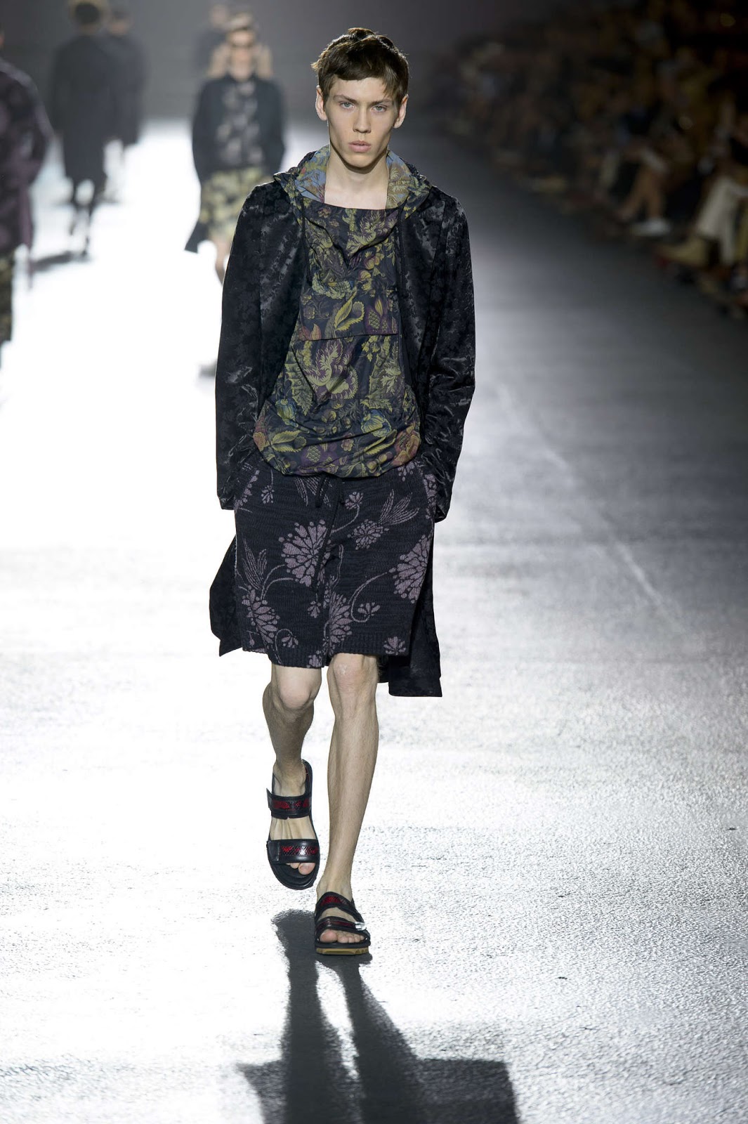 Male Model Otaku: Sebastian Ahman: Spring/Summer 2014 Runway 【Paris~NY】