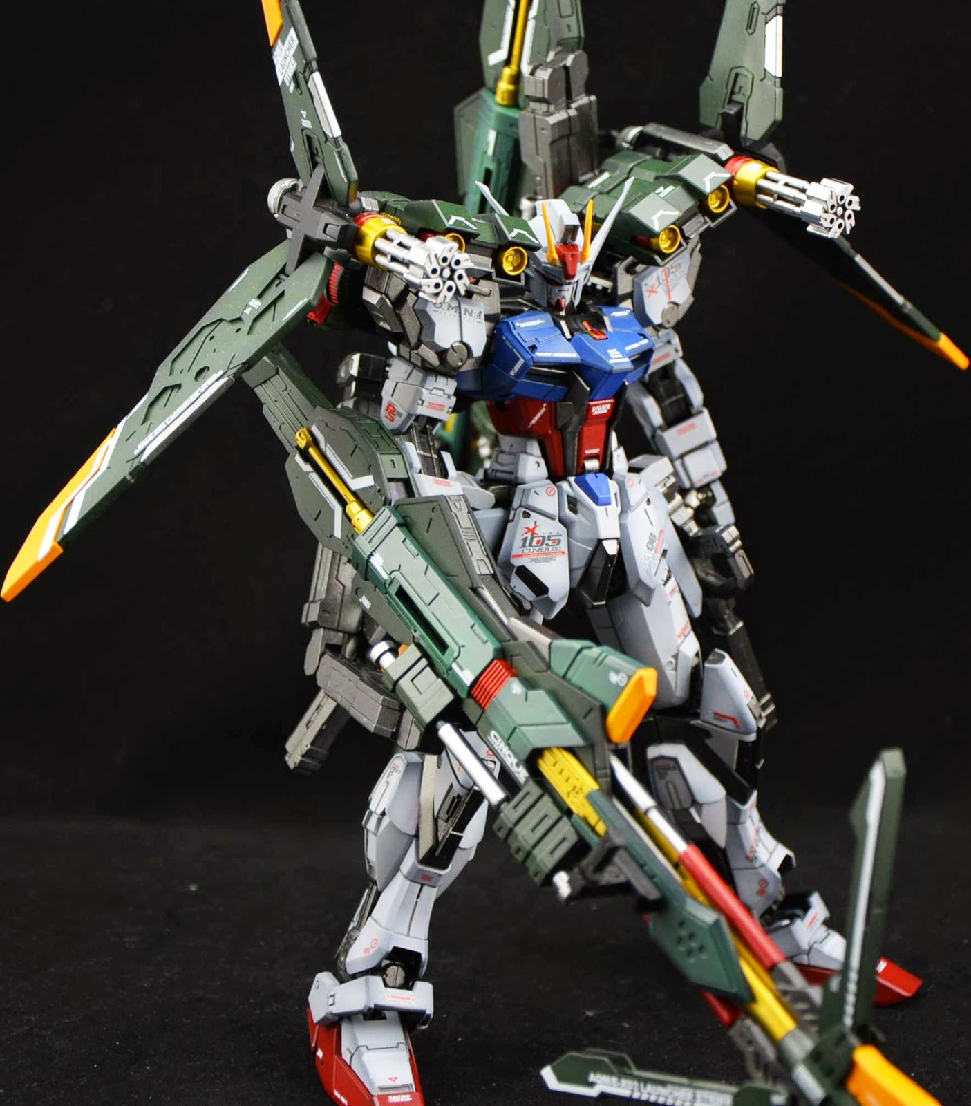 GUNDAM GUY: 1/100 Launcher Strike Grundam 'Heavy Weapon Ver.' - Painted ...