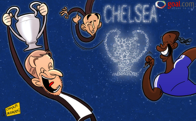 Omar Momani cartoons: Chelsea victory written in the stars