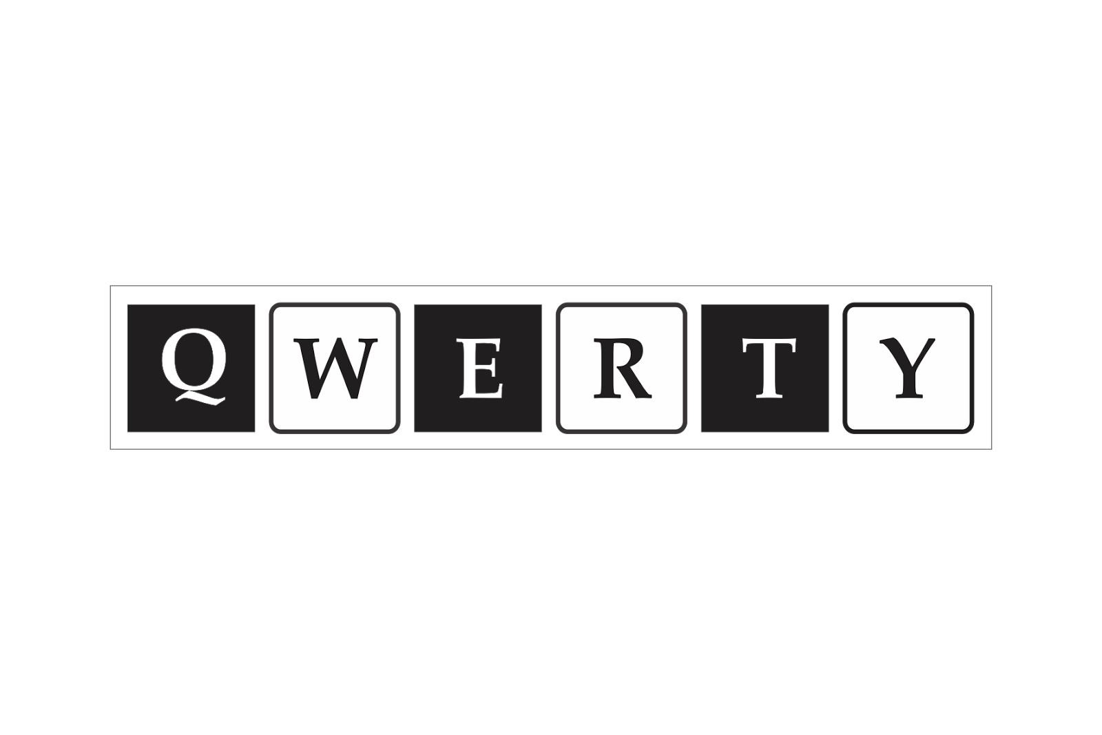 QWERTY Logo - logo cdr vector