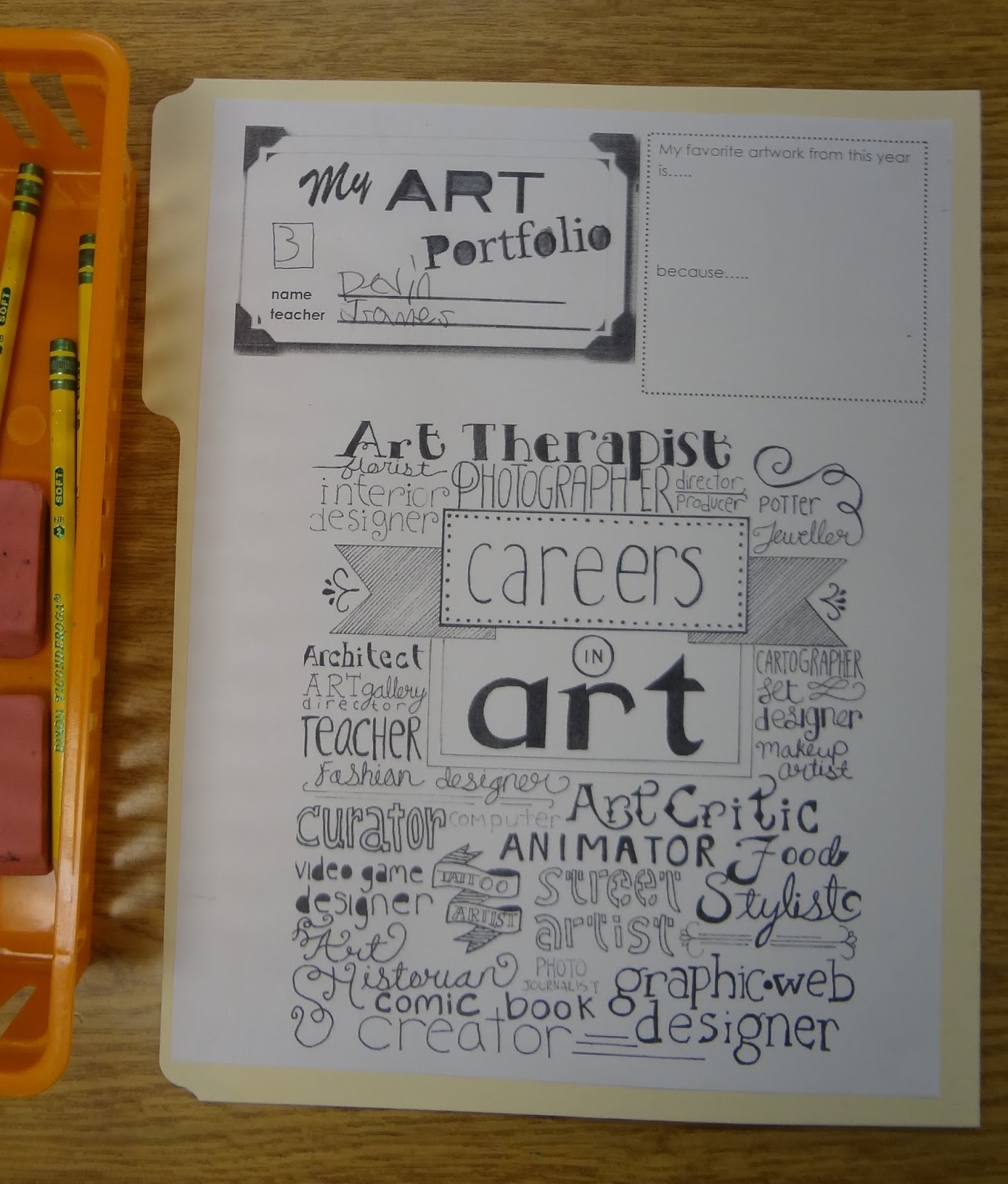 Art with Mrs. Kim : Sketchbooks, Portfolios and a Management System 2015