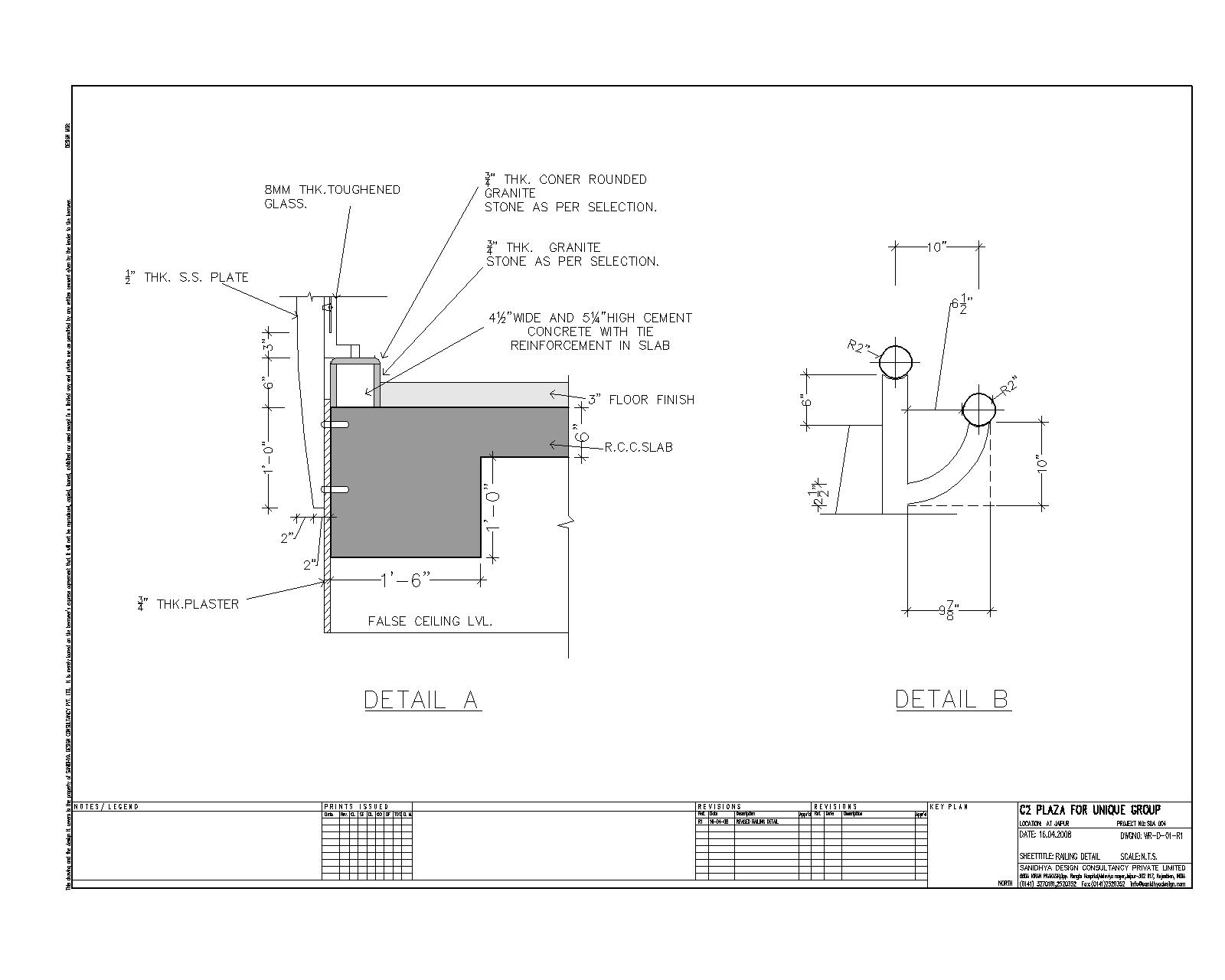 Sanidhya Design: Railing details