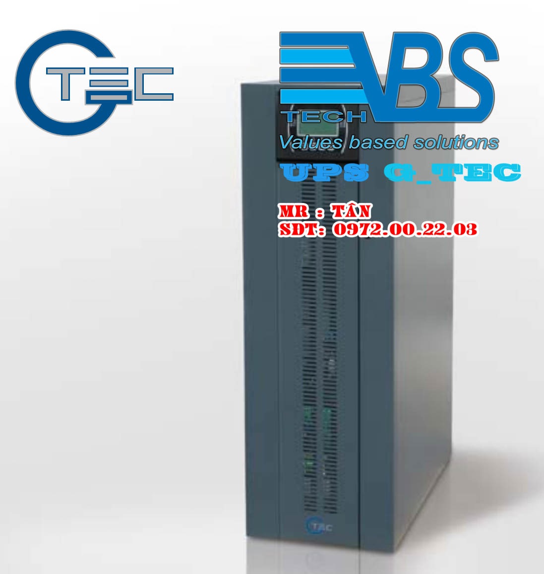 Bộ Lưu Điện UPS GTEC SR10-120 3phase 10KVA-120KVA